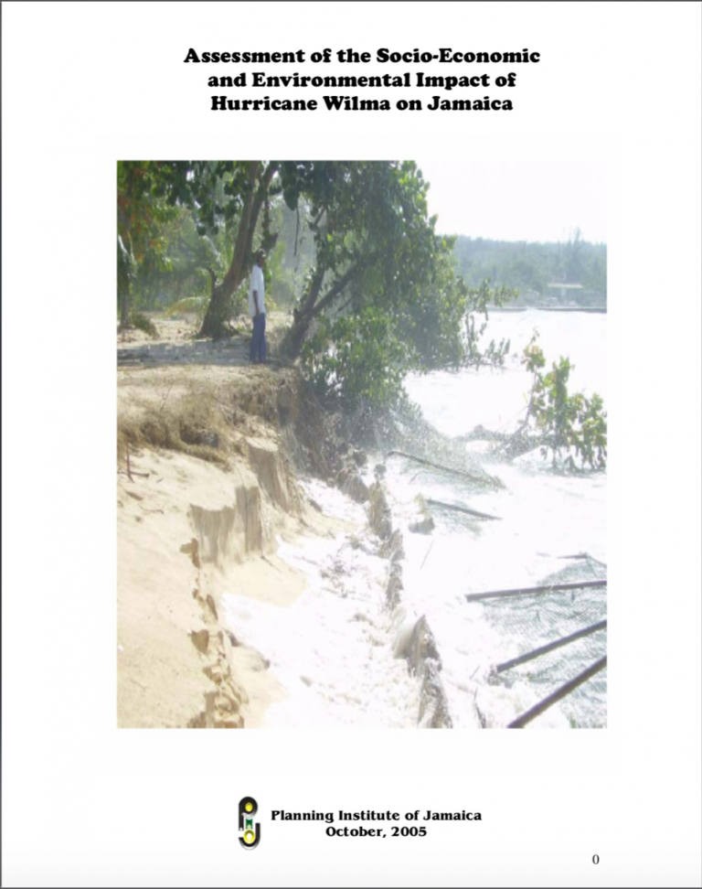 Damage and Loss Assessments: 2005 PIOJ Report Hurricane Wilma - The ...