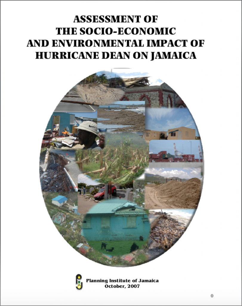 Damage and Loss Assessments: 2007 PIOJ Report Hurricane Dean - The ...