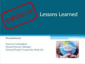 COVID-19: Lessons Learned - The Planning Institute of Jamaica