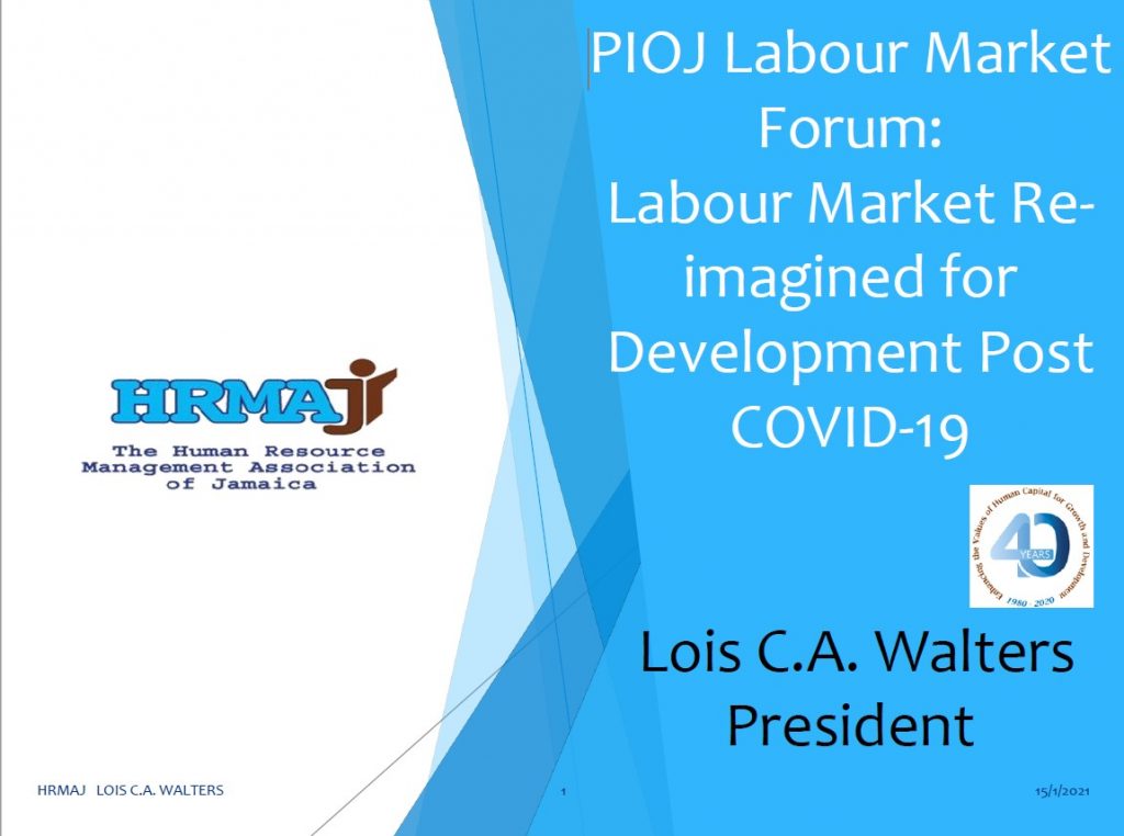 Labour Market Re-imagined for Development Post COVID-19 - The Planning Institute of Jamaica