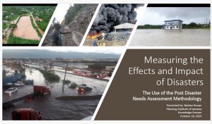 Measuring the Effects and Impact of Disasters - The Planning Institute ...