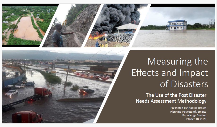 Measuring the Effects and Impact of Disasters - The Planning Institute ...